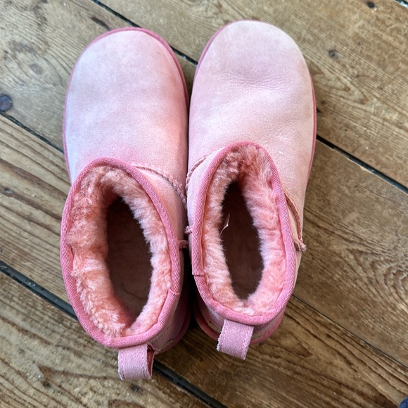 UGG | Shoes | Short Pink Ugh Boots | Poshmark